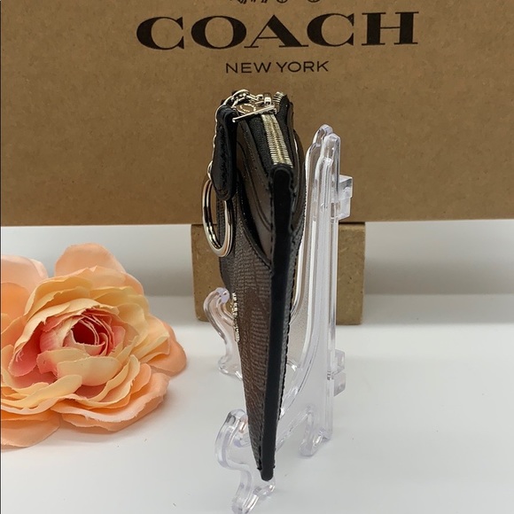 Coach | Bags | Mini Skinny Id Case In Signature Canvas | Poshmark